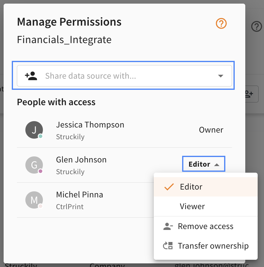 CtrlPrint Integrate Permissions