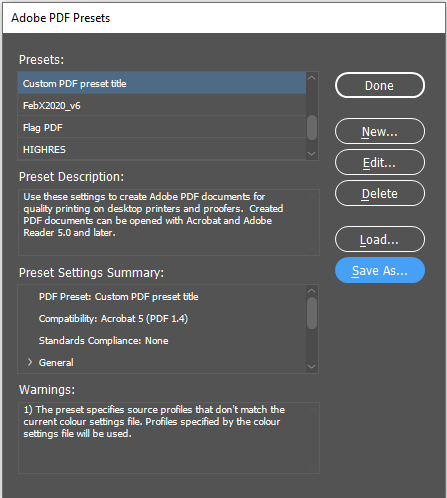 How to Manage PDF Settings (Presets) in CtrlPrint